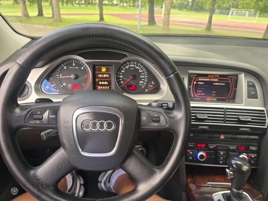 Grey Audi A6 2006 in Jurbarkas, with an engine capacity of 2.97 L and mileage of 290 thousand km for 2550 €, photo 9 on AUTOMOTO.COM.LV