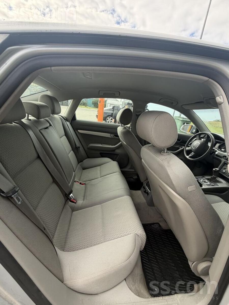 Pelēks Audi A6 2006 Liepāja, ar dzinēja tilpumu 2.40 L un nobraukumu 281 tūkst. km par 1700 €, foto 10 vietnē AUTOMOTO.COM.LV