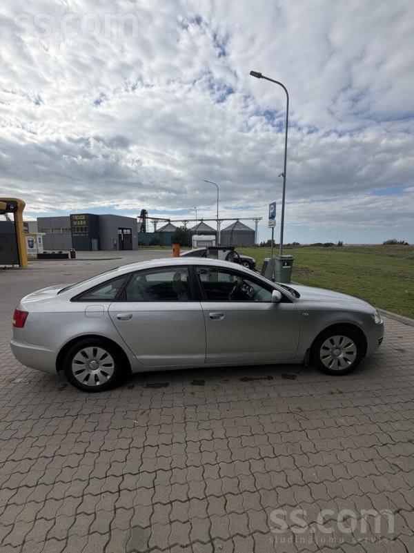 Grey Audi A6 2006 in Liepaja, with an engine capacity of 2.40 L and mileage of 281 thousand km for 1700 €, photo 4 on AUTOMOTO.COM.LV