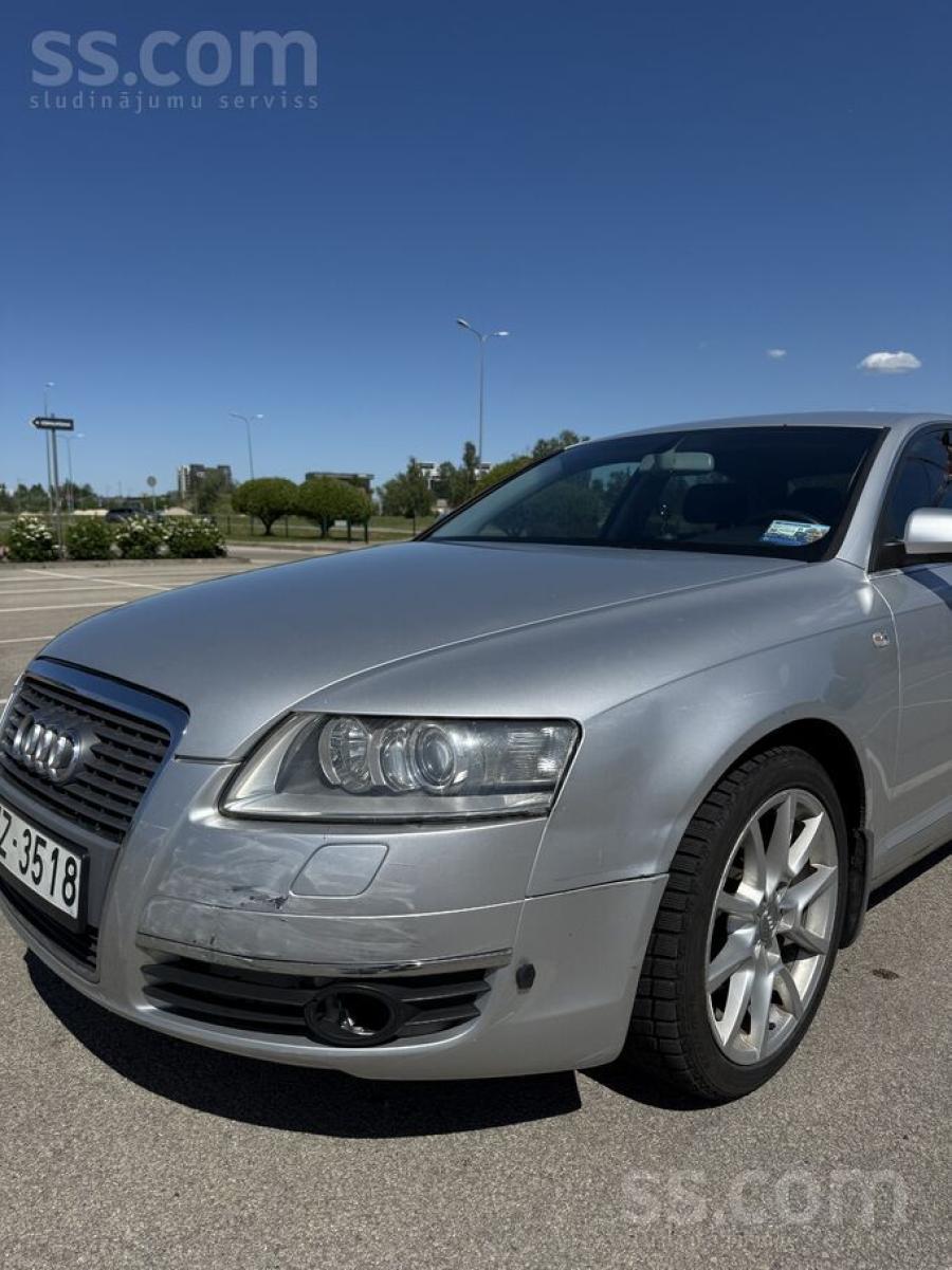 Grey Audi A6 2006 in Riga, with an engine capacity of 2.00 L and mileage of 350 thousand km for 2000 €, photo 9 on AUTOMOTO.COM.LV