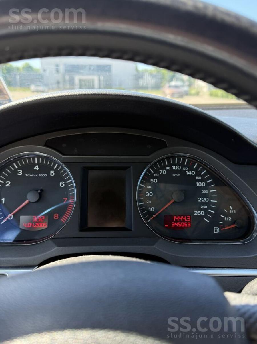Grey Audi A6 2006 in Riga, with an engine capacity of 2.00 L and mileage of 350 thousand km for 2000 €, photo 10 on AUTOMOTO.COM.LV