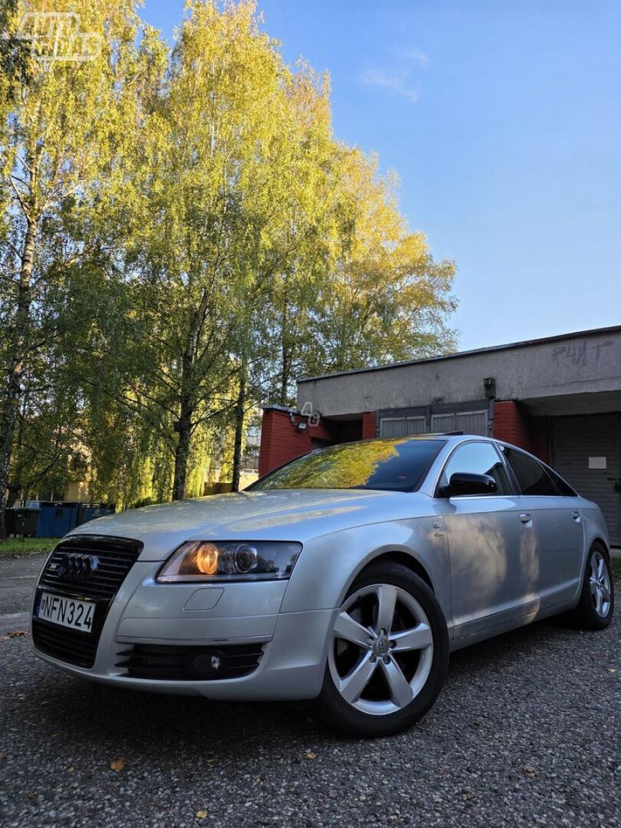 Pelēks Audi A6 2006 Viļņa, ar dzinēja tilpumu 3.00 L un nobraukumu 210 tūkst. km par 3300 €, foto 3 vietnē AUTOMOTO.COM.LV