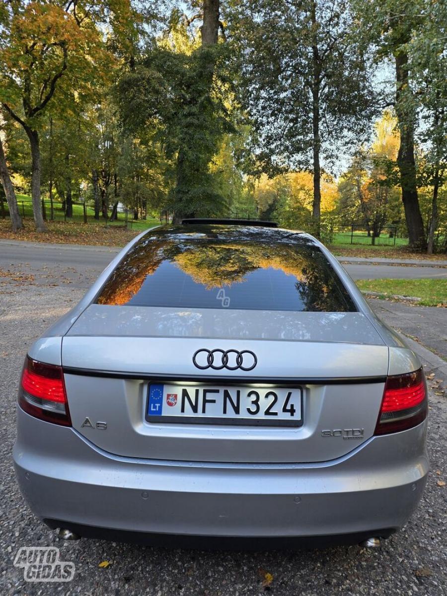 Pelēks Audi A6 2006 Viļņa, ar dzinēja tilpumu 3.00 L un nobraukumu 210 tūkst. km par 3300 €, foto 6 vietnē AUTOMOTO.COM.LV