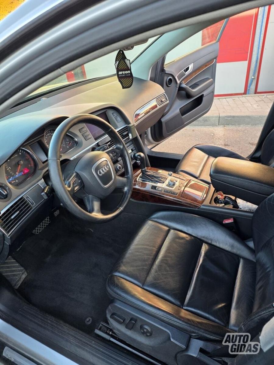 Pelēks Audi A6 2006 Viļņa, ar dzinēja tilpumu 3.00 L un nobraukumu 210 tūkst. km par 3300 €, foto 13 vietnē AUTOMOTO.COM.LV