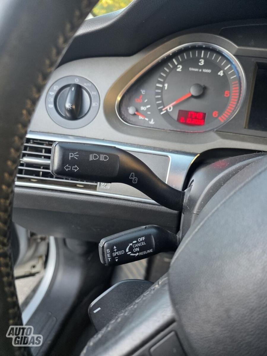 Pelēks Audi A6 2006 Viļņa, ar dzinēja tilpumu 3.00 L un nobraukumu 210 tūkst. km par 3300 €, foto 15 vietnē AUTOMOTO.COM.LV