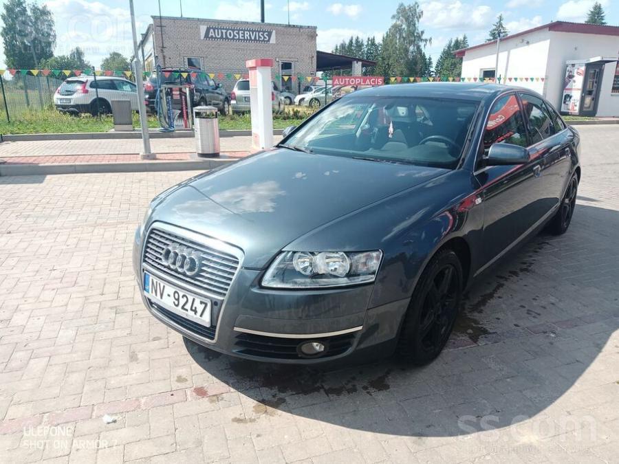 Pelēks Audi A6 2007 Rēzekne, ar dzinēja tilpumu 3.00 L un nobraukumu 300 tūkst. km par 2100 €, foto 1 vietnē AUTOMOTO.COM.LV