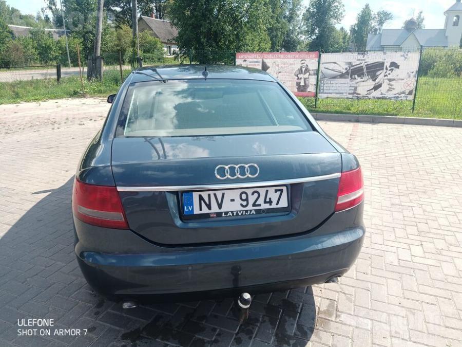 Pelēks Audi A6 2007 Rēzekne, ar dzinēja tilpumu 3.00 L un nobraukumu 300 tūkst. km par 2100 €, foto 4 vietnē AUTOMOTO.COM.LV