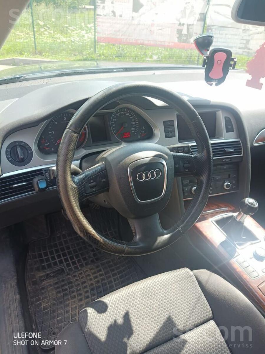 Pelēks Audi A6 2007 Rēzekne, ar dzinēja tilpumu 3.00 L un nobraukumu 300 tūkst. km par 2100 €, foto 7 vietnē AUTOMOTO.COM.LV