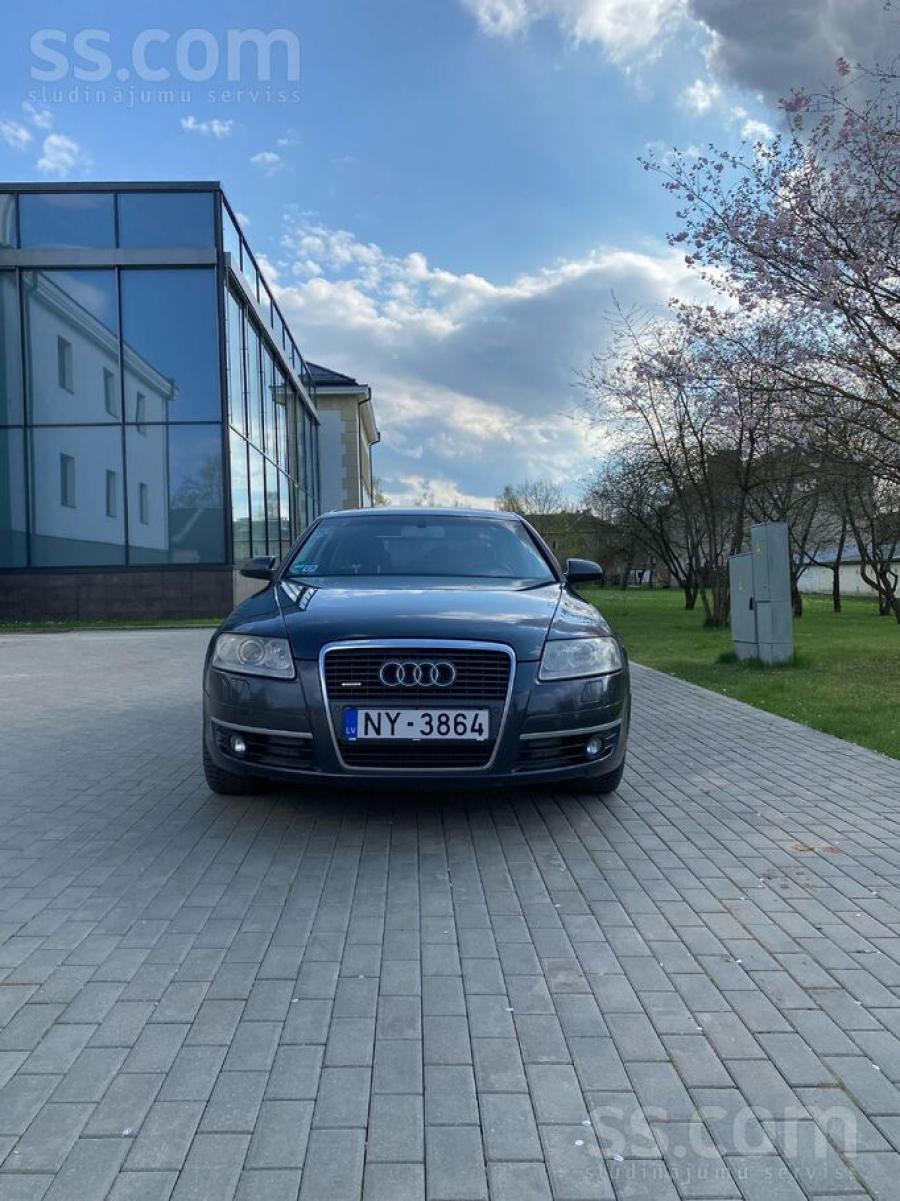 Grey Audi A6 2007 in Balvi, with an engine capacity of 3.00 L and mileage of 304 thousand km for 4200 €, photo 1 on AUTOMOTO.COM.LV