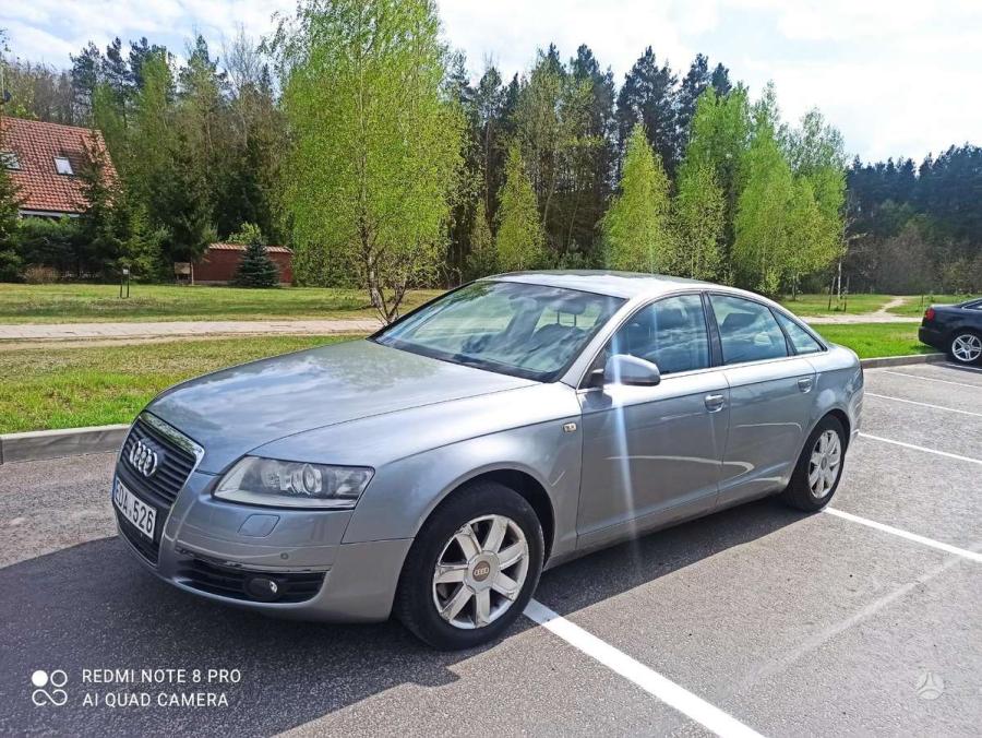 Grey Audi A6 2007 in Vilnius, with an engine capacity of 1.98 L and mileage of 333 thousand km for 2900 €, photo 2 on AUTOMOTO.COM.LV