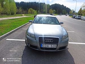 Grey Audi A6 2007 in Vilnius, with an engine capacity of 1.98 L and mileage of 333 thousand km for 2900 €, photo 3 on AUTOMOTO.COM.LV
