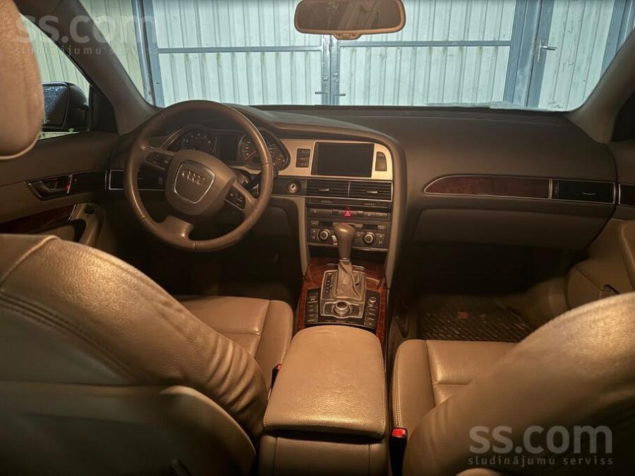 Grey Audi A6 2007 in Riga, with an engine capacity of 2.40 L and mileage of 299 thousand km for 2200 €, photo 6 on AUTOMOTO.COM.LV