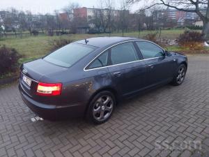 Grey Audi A6 2007 in Valmiera, with an engine capacity of 3.00 L and mileage of 275 thousand km for 4990 €, photo 5 on AUTOMOTO.COM.LV