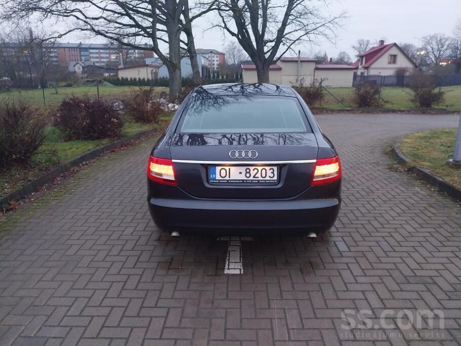 Grey Audi A6 2007 in Valmiera, with an engine capacity of 3.00 L and mileage of 275 thousand km for 4990 €, photo 6 on AUTOMOTO.COM.LV