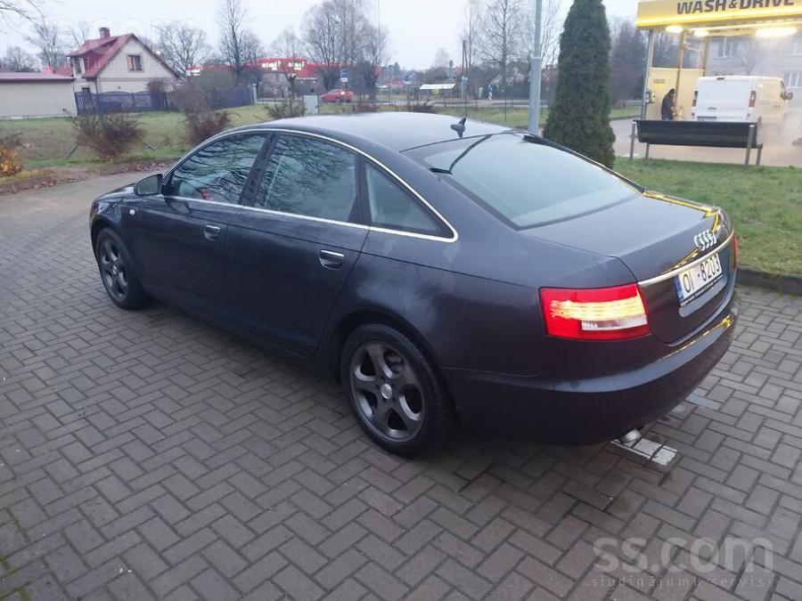 Grey Audi A6 2007 in Valmiera, with an engine capacity of 3.00 L and mileage of 275 thousand km for 4990 €, photo 7 on AUTOMOTO.COM.LV