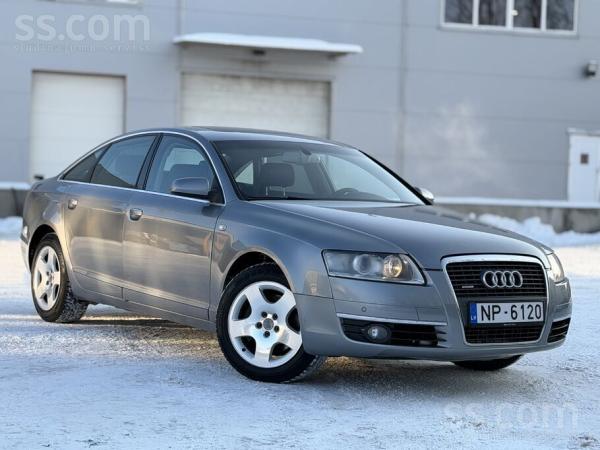 Grey Audi A6 2007 in Riga, with an engine capacity of 2.70 L and mileage of 368 thousand km for 3199 €, photo 3 on AUTOMOTO.COM.LV