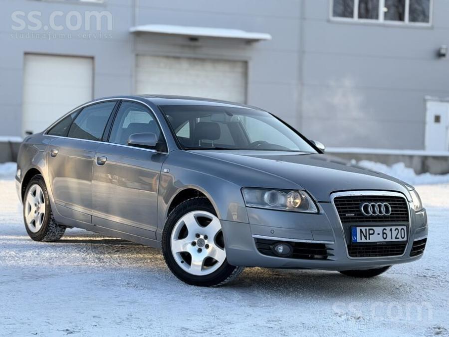 Grey Audi A6 2007 in Riga, with an engine capacity of 2.70 L and mileage of 368 thousand km for 3199 €, photo 3 on AUTOMOTO.COM.LV