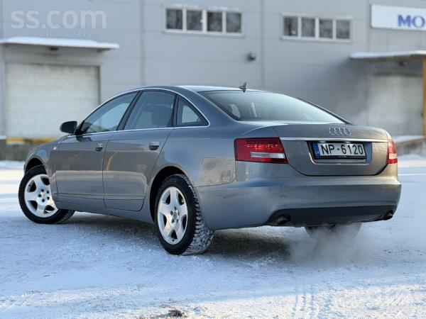 Grey Audi A6 2007 in Riga, with an engine capacity of 2.70 L and mileage of 368 thousand km for 3199 €, photo 4 on AUTOMOTO.COM.LV