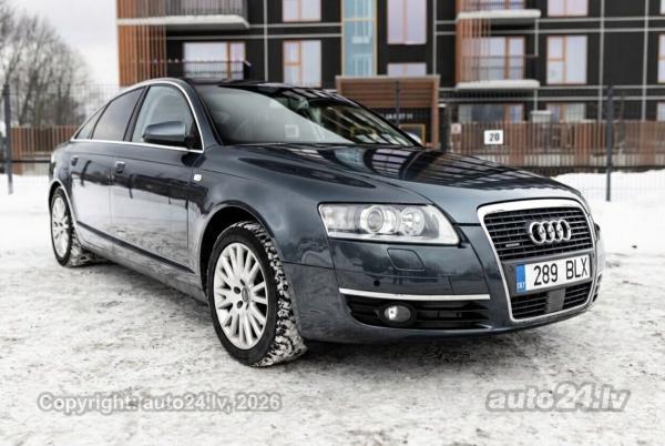 Grey Audi A6 2007 in Tallinn, with an engine capacity of 3.00 L and mileage of 275 thousand km for 4490 €, photo 1 on AUTOMOTO.COM.LV
