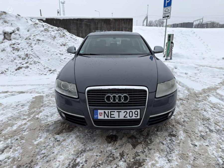 Grey Audi A6 2007 in Vilnius, with an engine capacity of 2.70 L and mileage of 388 thousand km for 3650 €, photo 2 on AUTOMOTO.COM.LV