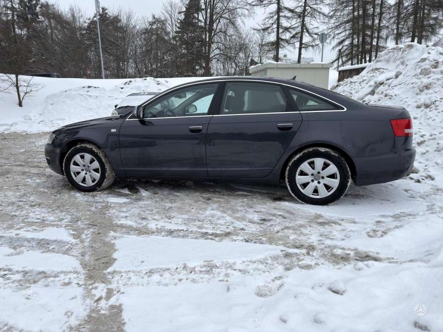 Grey Audi A6 2007 in Vilnius, with an engine capacity of 2.70 L and mileage of 388 thousand km for 3650 €, photo 6 on AUTOMOTO.COM.LV