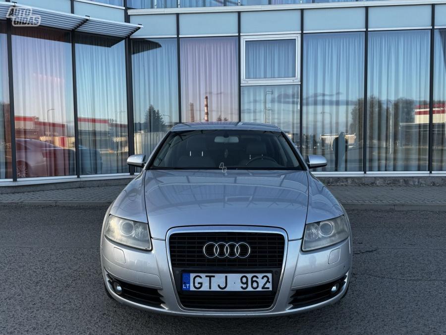 Pelēks Audi A6 2007 Panevēža, ar dzinēja tilpumu 2.70 L un nobraukumu 365 tūkst. km par 2600 €, foto 3 vietnē AUTOMOTO.COM.LV
