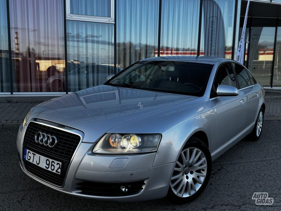 Pelēks Audi A6 2007 Panevēža, ar dzinēja tilpumu 2.70 L un nobraukumu 365 tūkst. km par 2600 €, foto 5 vietnē AUTOMOTO.COM.LV