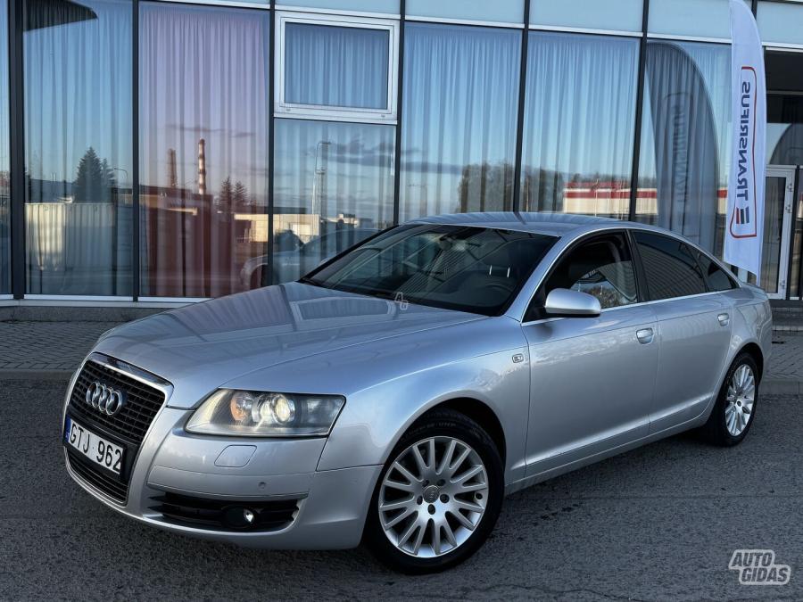 Pelēks Audi A6 2007 Panevēža, ar dzinēja tilpumu 2.70 L un nobraukumu 365 tūkst. km par 2600 €, foto 6 vietnē AUTOMOTO.COM.LV