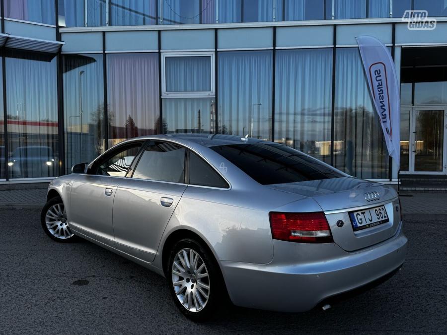 Pelēks Audi A6 2007 Panevēža, ar dzinēja tilpumu 2.70 L un nobraukumu 365 tūkst. km par 2600 €, foto 9 vietnē AUTOMOTO.COM.LV