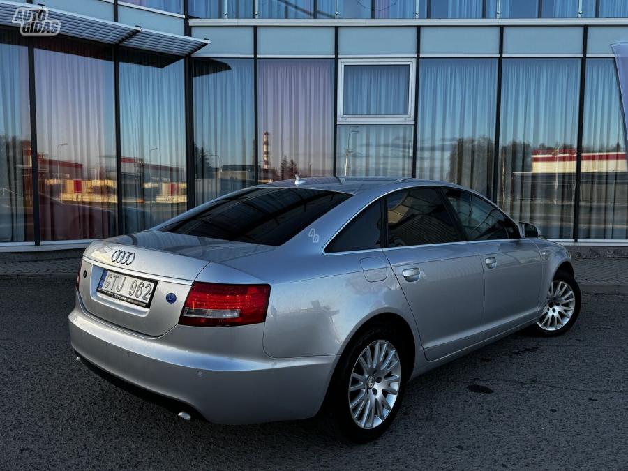 Pelēks Audi A6 2007 Panevēža, ar dzinēja tilpumu 2.70 L un nobraukumu 365 tūkst. km par 2600 €, foto 10 vietnē AUTOMOTO.COM.LV