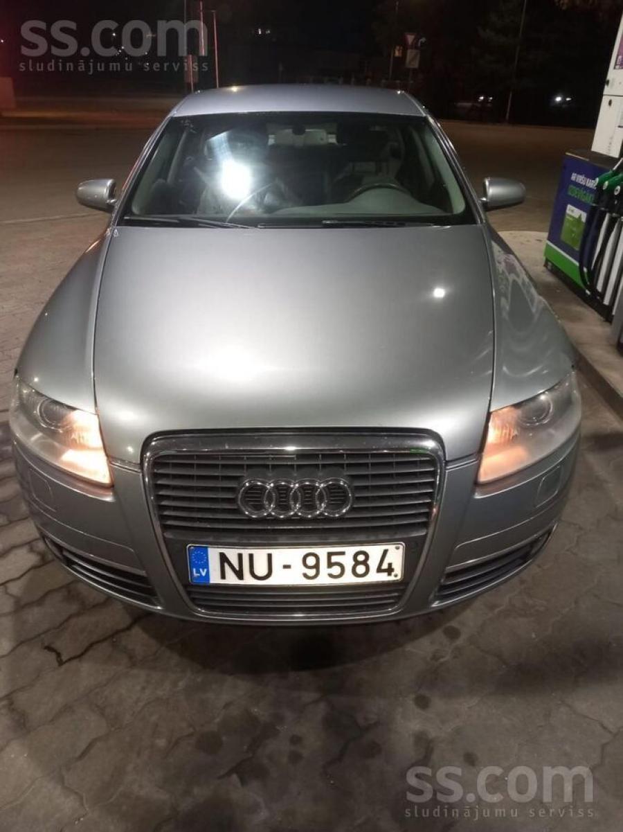 Grey Audi A6 2007 in Riga, with an engine capacity of 2.40 L and mileage of 300 thousand km for 3200 €, photo 6 on AUTOMOTO.COM.LV