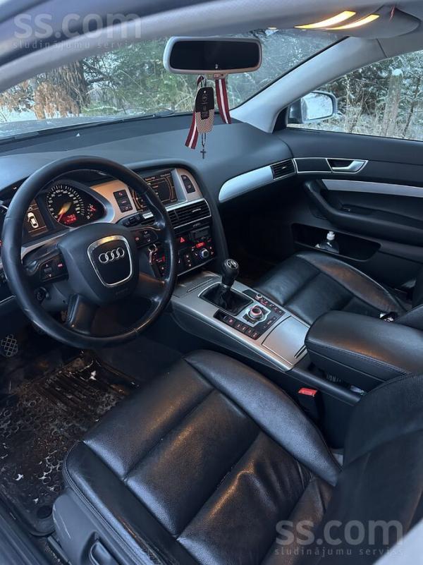 Grey Audi A6 2007 in Jekabpils, with an engine capacity of 2.00 L and mileage of 411 thousand km for 2250 €, photo 2 on AUTOMOTO.COM.LV
