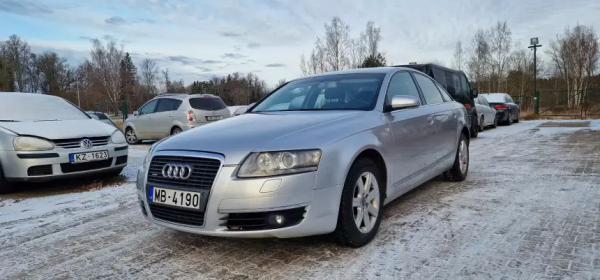 Серый Ауди А6 2007 в Валмиера, объемом двигателя 2.70 л и пробегом 315 тыс. км за 2700 €, фото 6 на AUTOMOTO.COM.LV