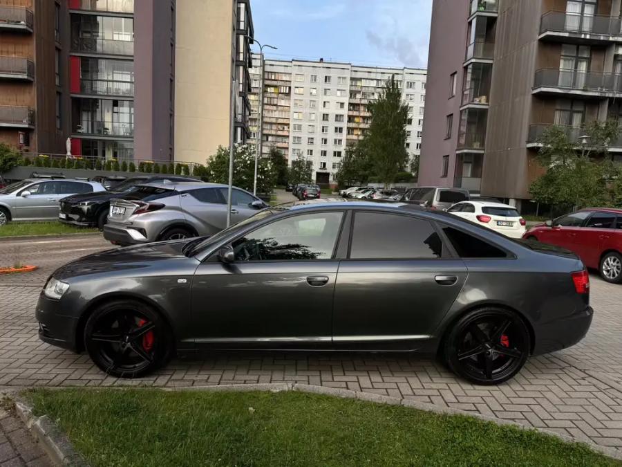 Grey Audi A6 2007 in Riga, with an engine capacity of 3.00 L and mileage of 385 thousand km for 4490 €, photo 4 on AUTOMOTO.COM.LV