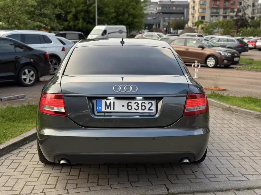 Grey Audi A6 2007 in Riga, with an engine capacity of 3.00 L and mileage of 385 thousand km for 4490 €, photo 5 on AUTOMOTO.COM.LV