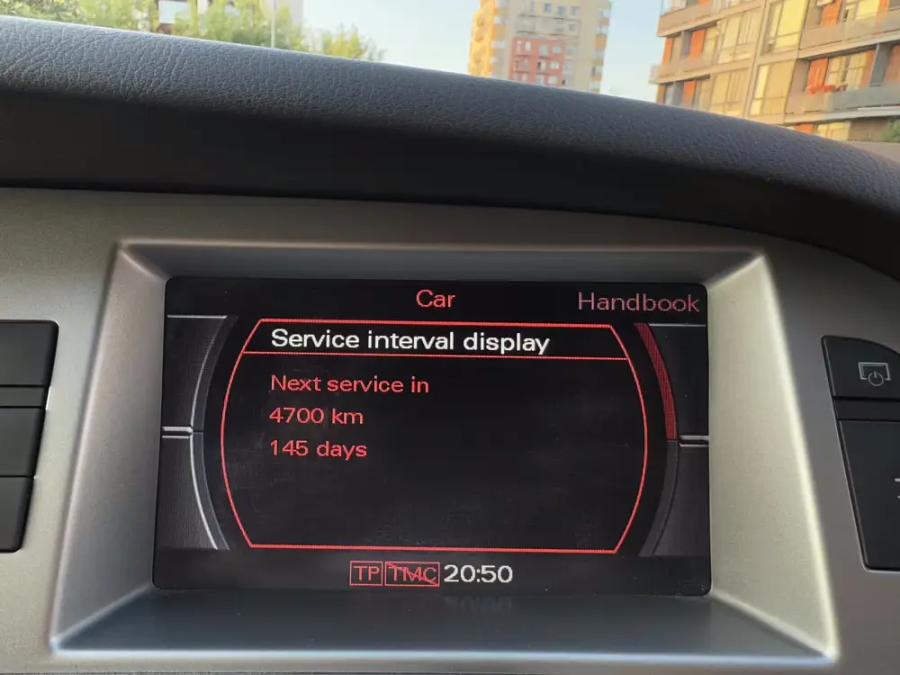Grey Audi A6 2007 in Riga, with an engine capacity of 3.00 L and mileage of 308 thousand km for 4990 €, photo 17 on AUTOMOTO.COM.LV