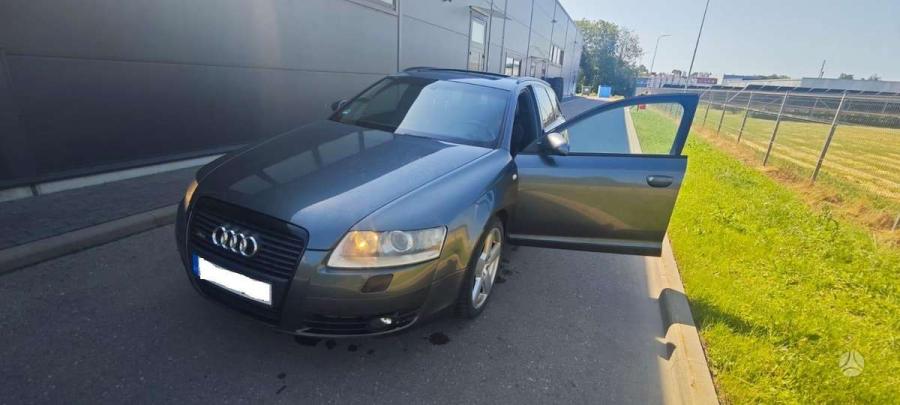 Grey Audi A6 2007 in Silute, with an engine capacity of 2.70 L and mileage of 319 thousand km for 2500 €, photo 3 on AUTOMOTO.COM.LV