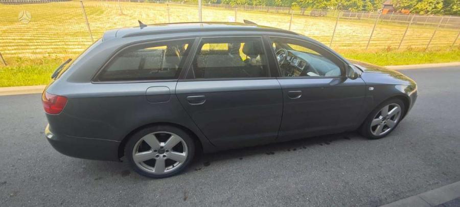 Grey Audi A6 2007 in Silute, with an engine capacity of 2.70 L and mileage of 319 thousand km for 2500 €, photo 4 on AUTOMOTO.COM.LV