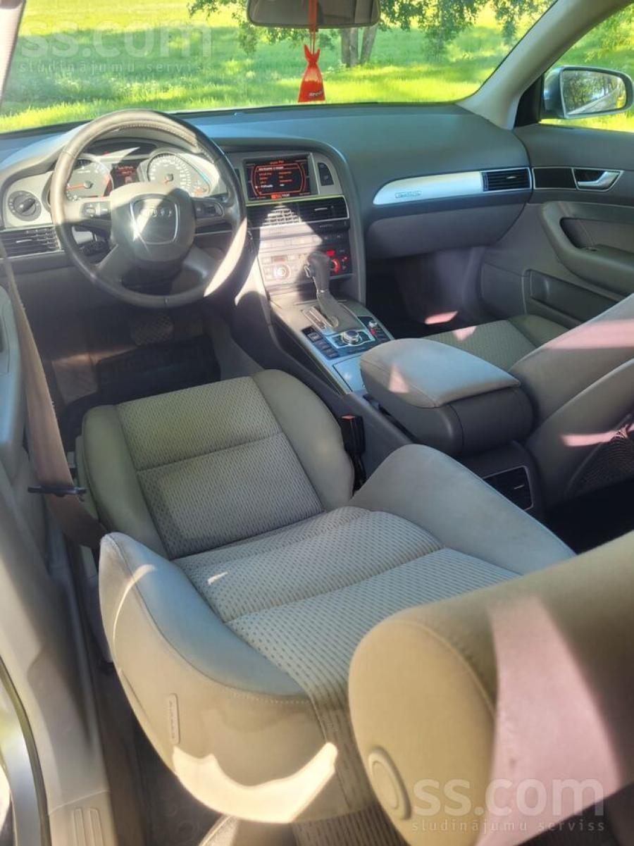 Grey Audi A6 2007 in Aizkraukle, with an engine capacity of 3.00 L and mileage of 335 thousand km for 3200 €, photo 4 on AUTOMOTO.COM.LV
