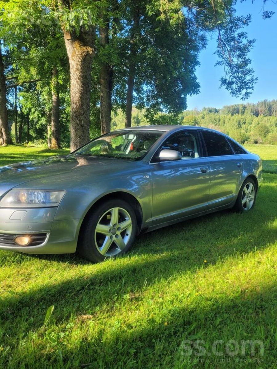 Grey Audi A6 2007 in Aizkraukle, with an engine capacity of 3.00 L and mileage of 335 thousand km for 3200 €, photo 6 on AUTOMOTO.COM.LV