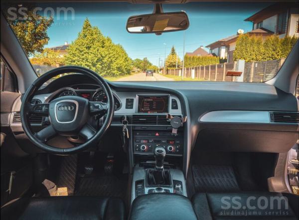 Grey Audi A6 2007 in Riga, with an engine capacity of 2.00 L and mileage of 350 thousand km for 3750 €, photo 7 on AUTOMOTO.COM.LV