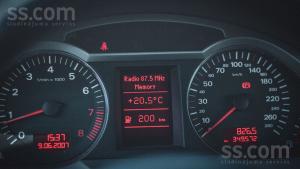Grey Audi A6 2007 in Riga, with an engine capacity of 2.00 L and mileage of 350 thousand km for 3750 €, photo 11 on AUTOMOTO.COM.LV