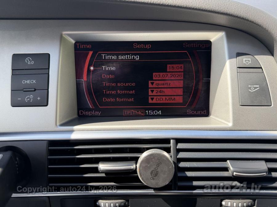 Grey Audi A6 2007 in Tallinn, with an engine capacity of 3.00 L and mileage of 195 thousand km for 4950 €, photo 11 on AUTOMOTO.COM.LV