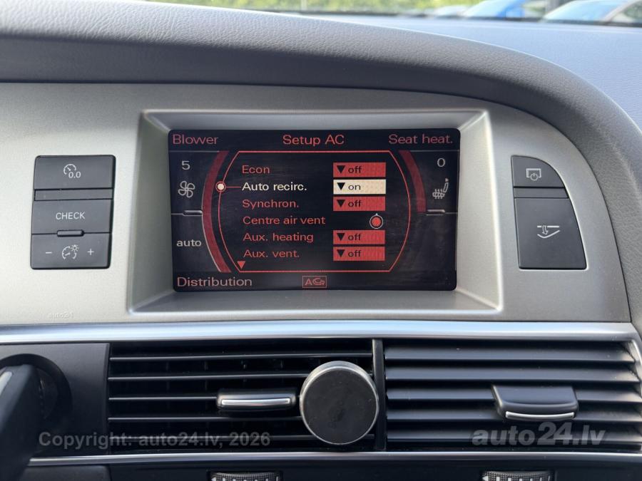 Grey Audi A6 2007 in Tallinn, with an engine capacity of 3.00 L and mileage of 195 thousand km for 4950 €, photo 14 on AUTOMOTO.COM.LV