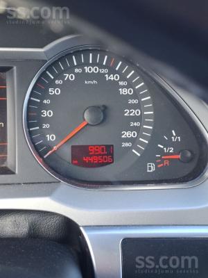 Grey Audi A6 2007 in Riga, with an engine capacity of 2.70 L and mileage of 450 thousand km for 2999 €, photo 11 on AUTOMOTO.COM.LV