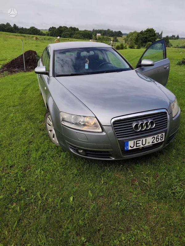 Grey Audi A6 2007 in Alytus, with an engine capacity of 1.97 L and mileage of 381 thousand km for 2500 €, photo 4 on AUTOMOTO.COM.LV