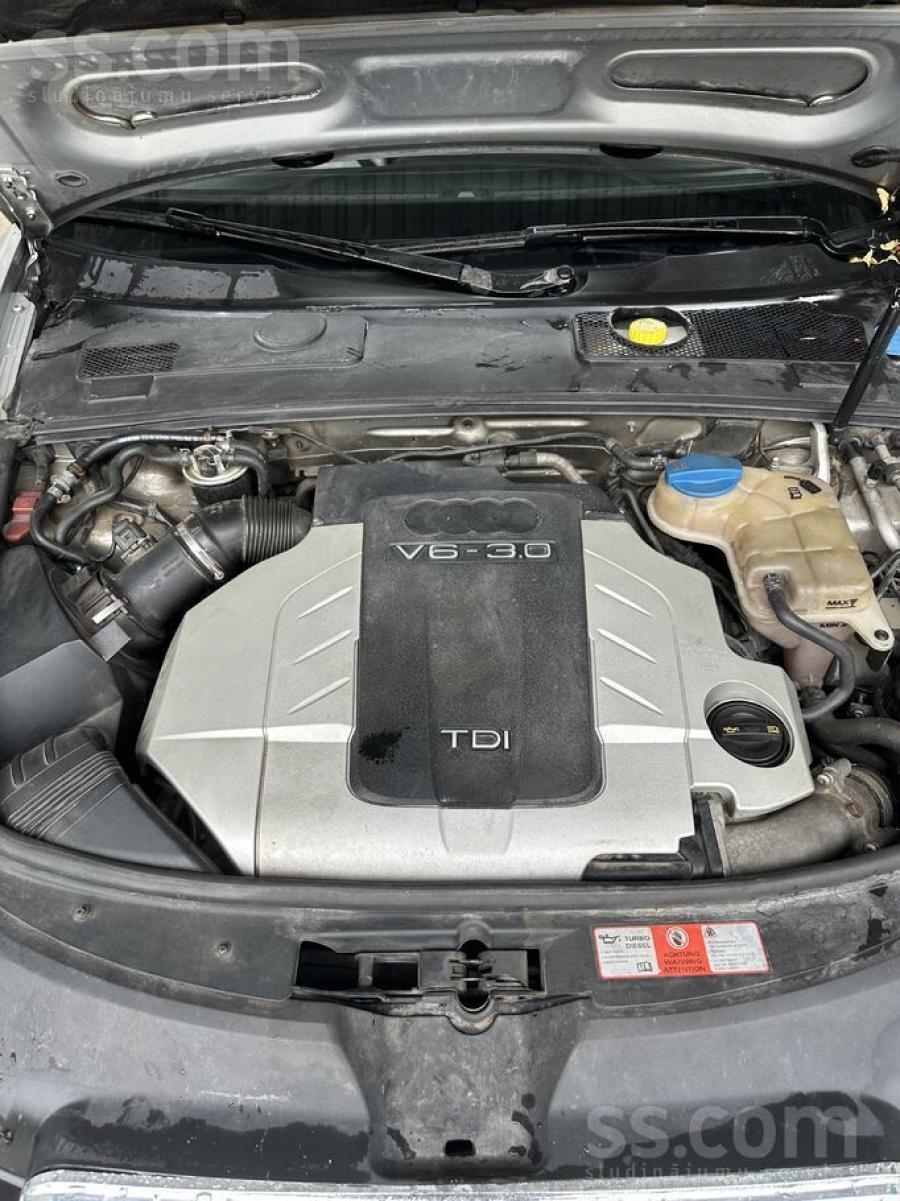 Pelēks Audi A6 2007 Rēzekne, ar dzinēja tilpumu 3.00 L un nobraukumu 365 tūkst. km par 2895 €, foto 10 vietnē AUTOMOTO.COM.LV