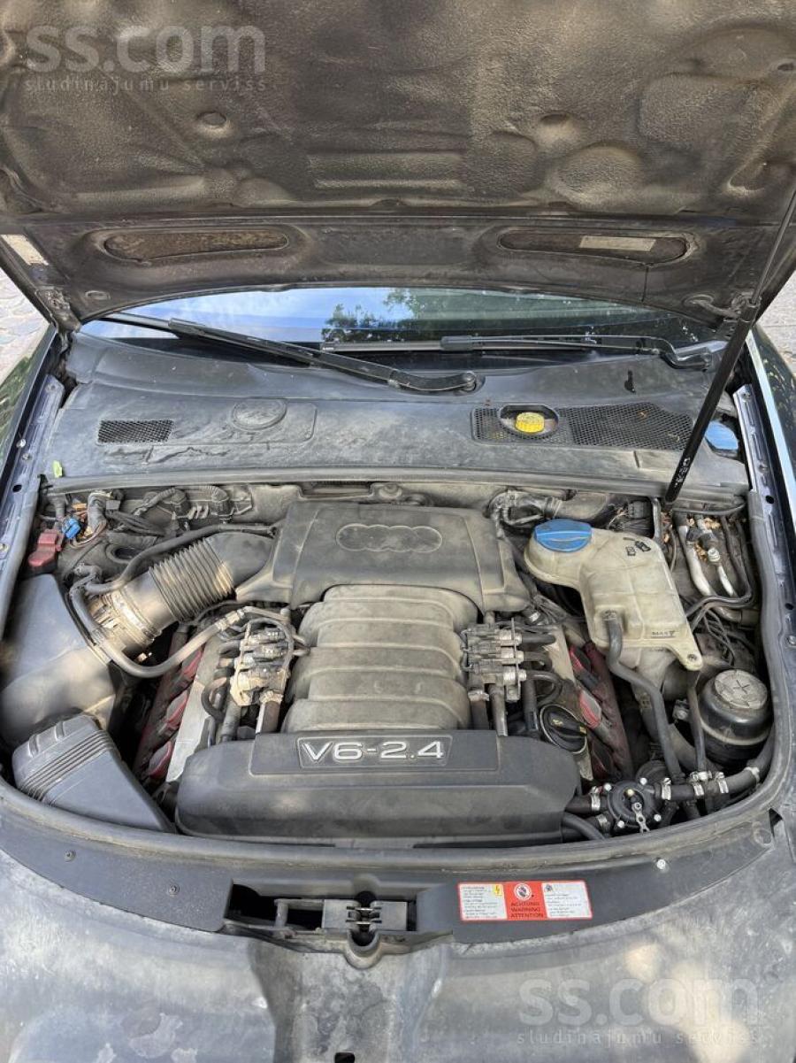 Pelēks Audi A6 2007 Kuldīga, ar dzinēja tilpumu 2.40 L un nobraukumu 387 tūkst. km par 1750 €, foto 7 vietnē AUTOMOTO.COM.LV