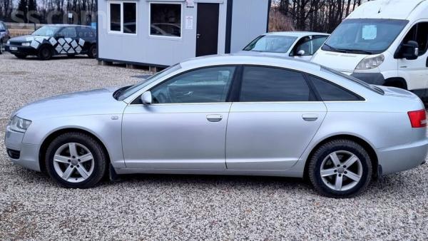 Grey Audi A6 2007 in Cesis, with an engine capacity of 2.70 L and mileage of 356 thousand km for 2400 €, photo 9 on AUTOMOTO.COM.LV