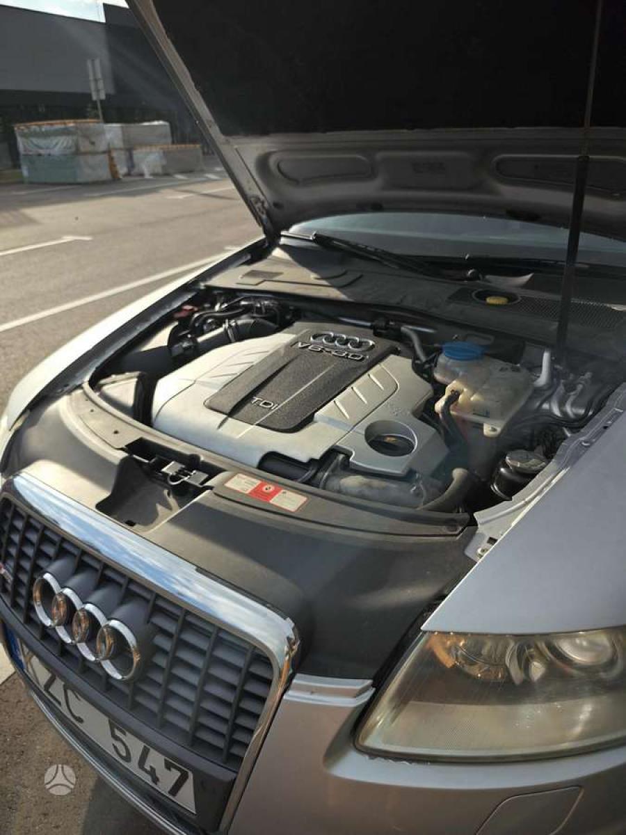 Grey Audi A6 2007 in Utena, with an engine capacity of 2.97 L and mileage of 265 thousand km for 3400 €, photo 9 on AUTOMOTO.COM.LV